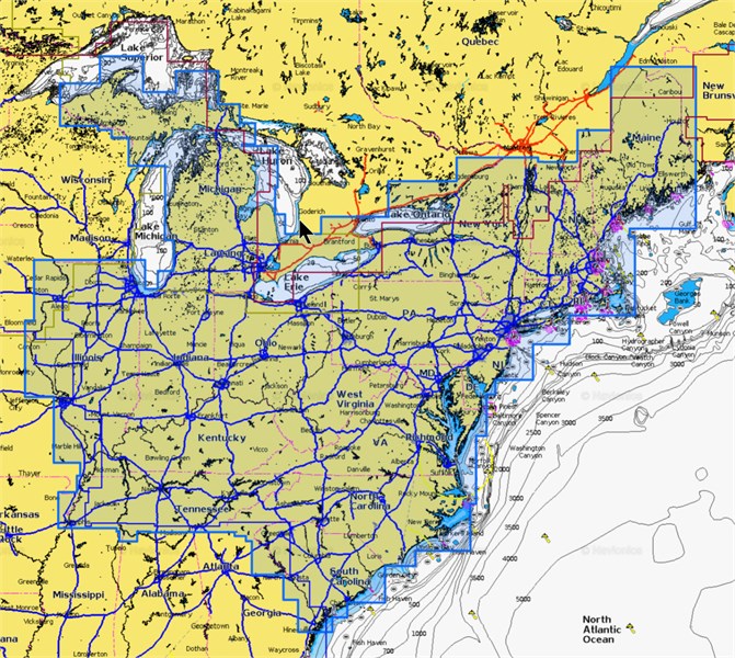 Navionics Hotmaps Platinum East - Yachting Software